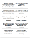 French Revolution Game Cards for Test Preparation