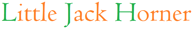 Little Jack Horner - Nursery Rhyme Worksheets | Student Handouts