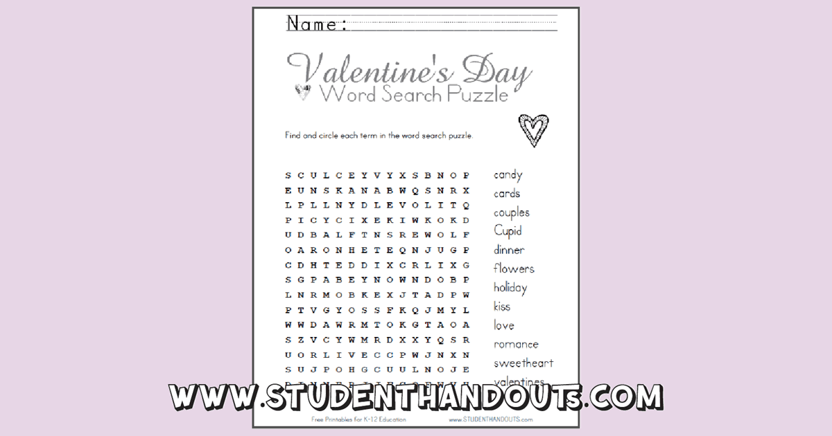 Couples Word Search Puzzles Printable Printable Love Word Search