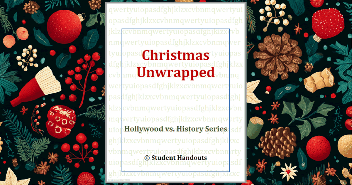 Christmas Unwrapped Video Workbook | Student Handouts