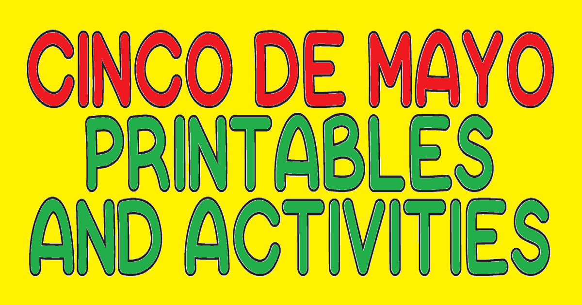 Cinco de Mayo Printables and Activities | Student Handouts