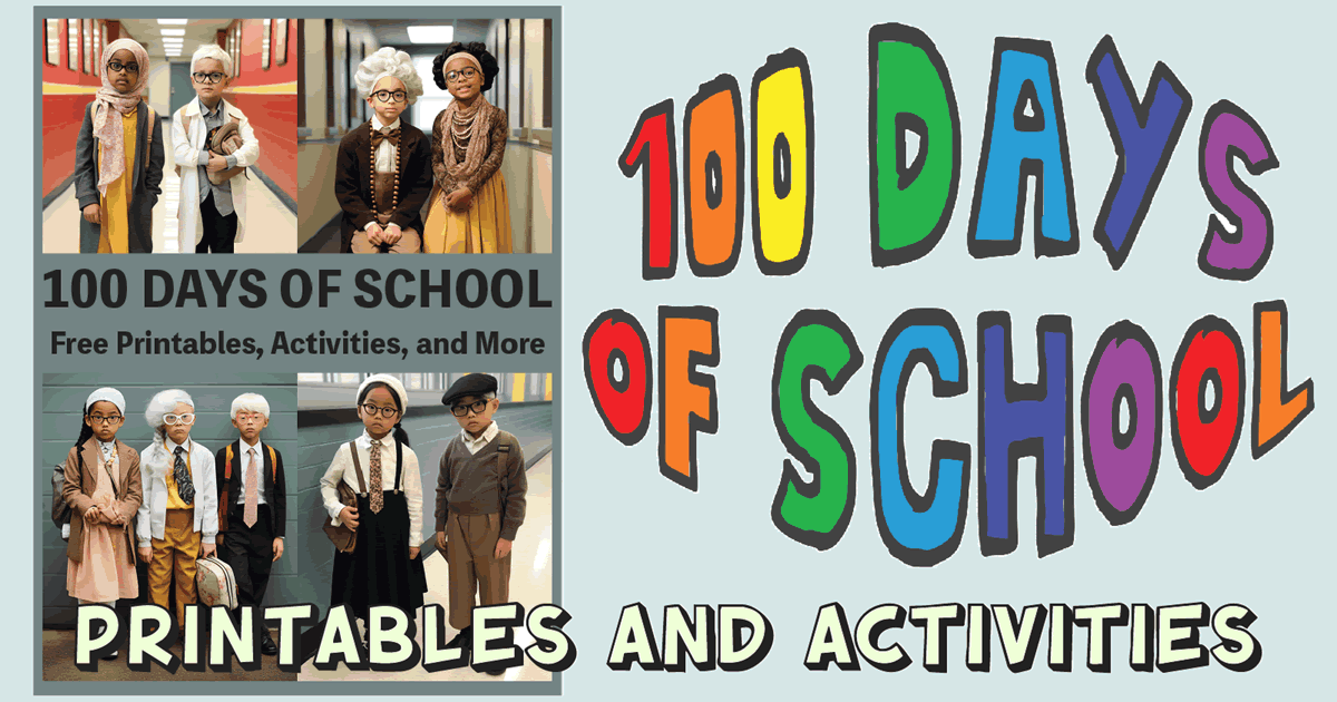 First One Hundred Days of School Printables and Activities | Student ...