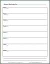 Free Printable School Attendance Forms | Student Handouts
