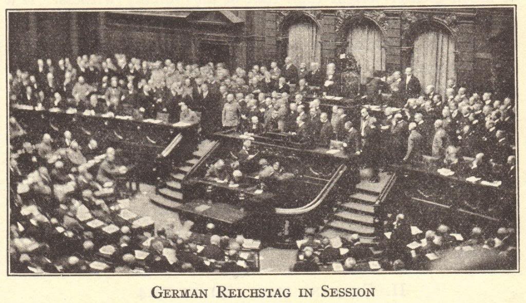 German Reichstag in Session, World War I | Student Handouts