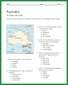 Australia's Geography - Word Search Puzzle | Student Handouts