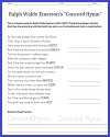 Concord Hymn by Ralph Waldo Emerson | Student Handouts