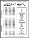 Mesoamerican Civilizations Printable Worksheets | Student Handouts