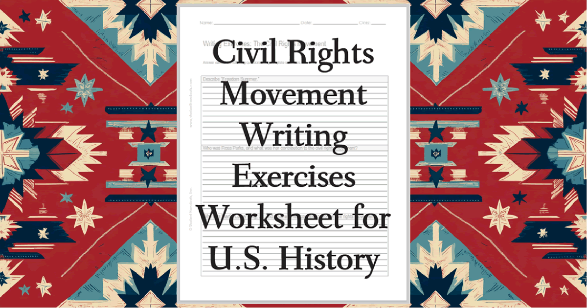 Civil Rights Movement Writing Exercises | Student Handouts