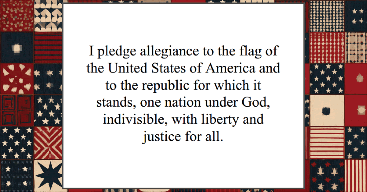 The Pledge of Allegiance (1954) | Student Handouts