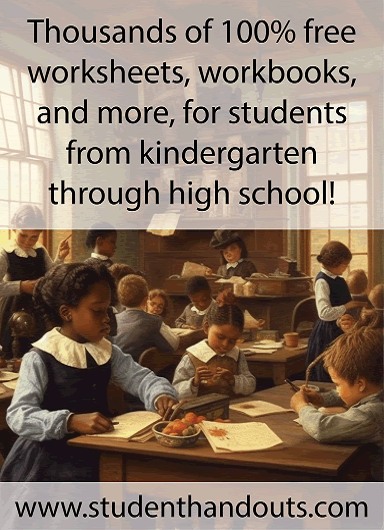 Free K-12 Educational Materials - Worksheets, Lesson Plans, and More ... Free K-12 Educational Materials - Worksheets, Lesson Plans, and More ...