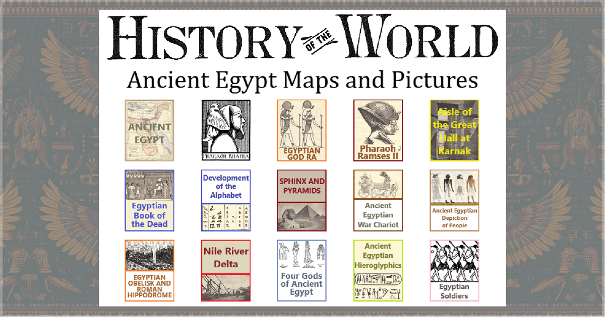 Ancient Egypt Maps and Pictures | Student Handouts